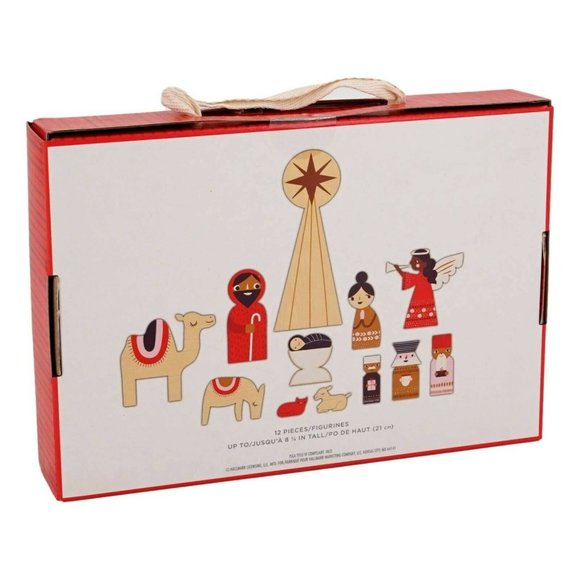 Hallmark | Toys | Hallmark Christmas My First Nativity Wood Play Set ...